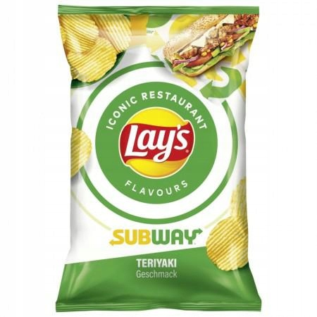 Lay's SUBWAY teriyaki 130 g Lays Limited Edition - 13070346073 ...