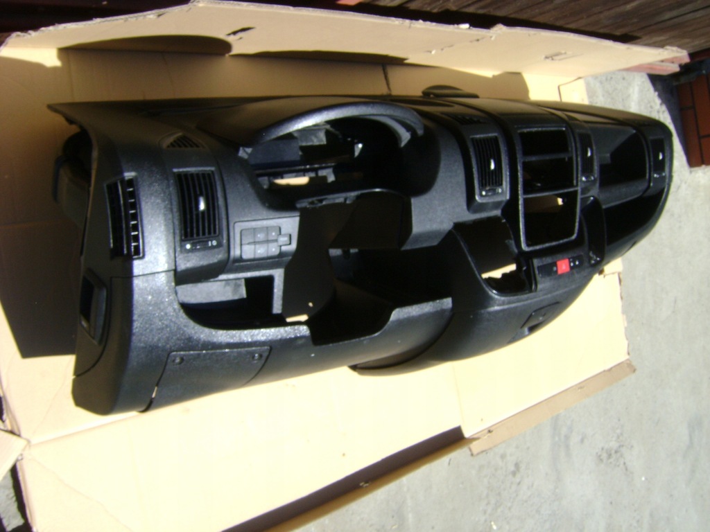 Konsola kompletna czarna Fiat Ducato Boxer Jumper - 12170679959 ...