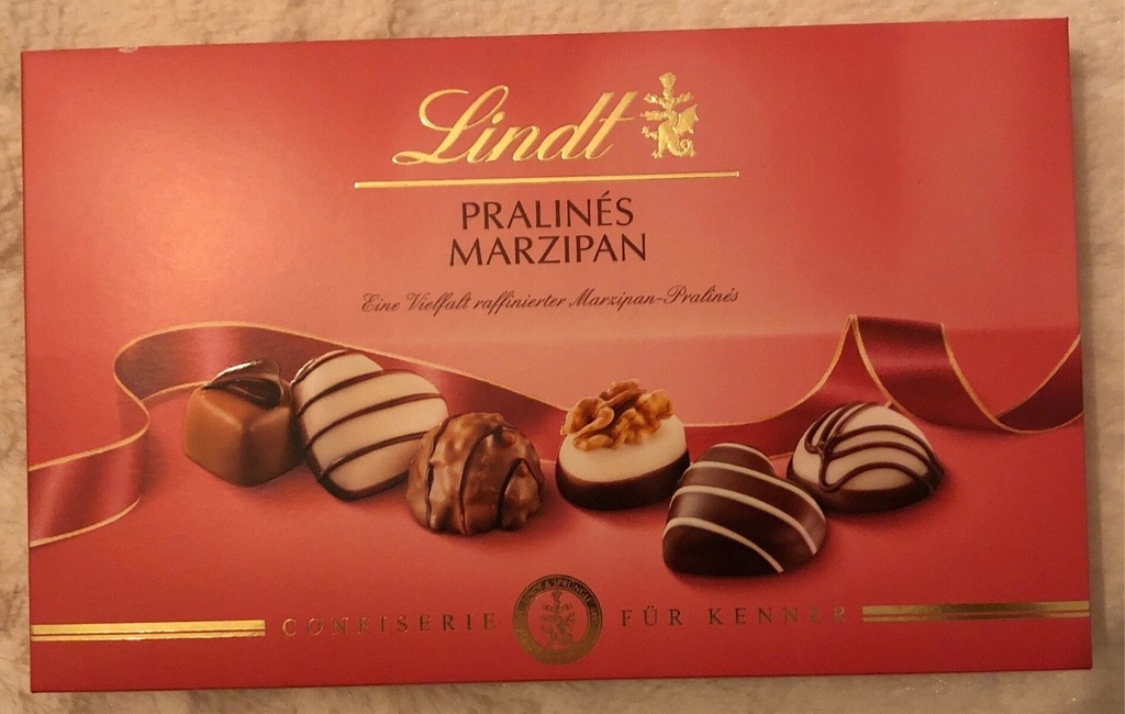 LINDT PRALINES MARZIPAN -PRALINY MARCEPANOWE 125G - 11552118980 ...