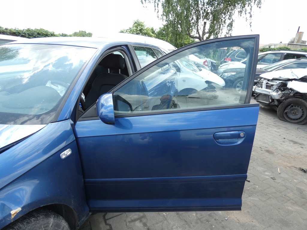 KOMPLETNE DRZWI LEWY PRZÓD LZ5C AUDI A3 8P 5D - 13838863133 - oficjalne archiwum Allegro