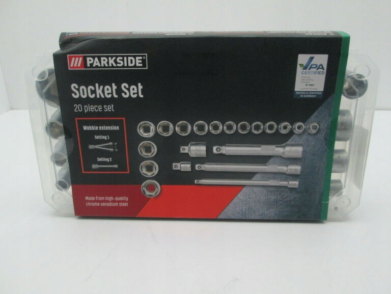 ZESTAW NASADEK DO KLUCZY PARKSIDE SOCKET SET 20 - 10745208437 ...