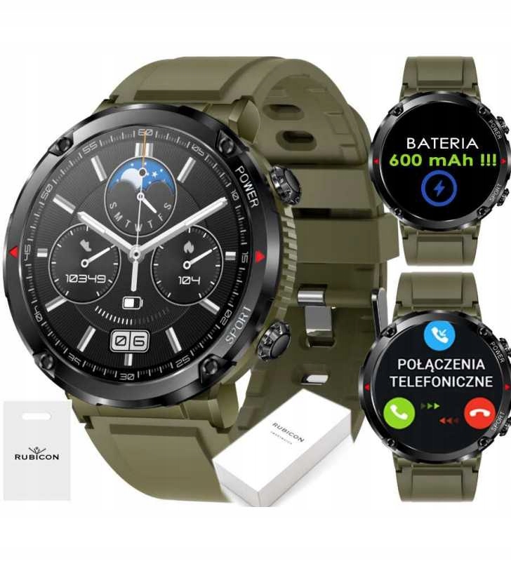 SMARTWATCH MĘSKI CIŚNIENIE ROZMOWY SMS 600 mAh !!! - 13818090114 ...