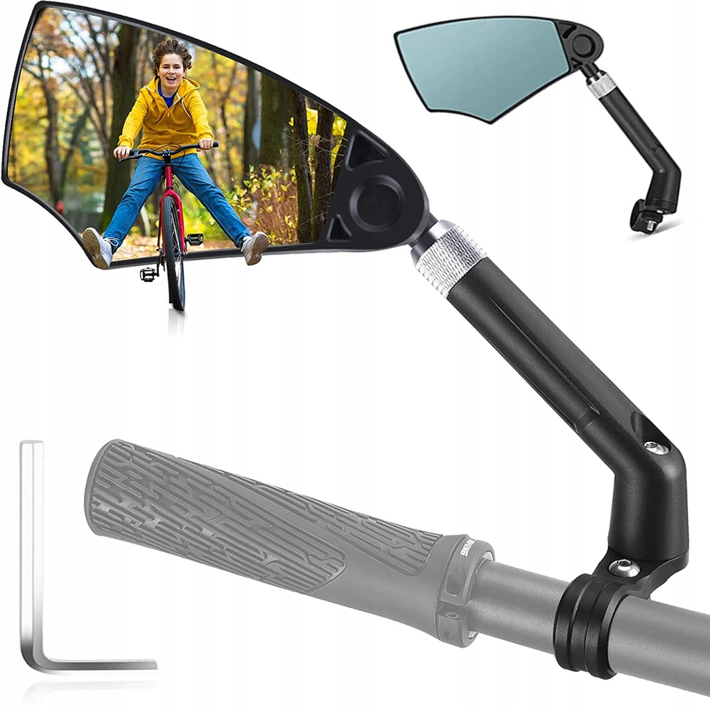 LUSTERKO ROWEROWE DO ROWERU REGULOWANE 360 LEFT - 13977398765 ...