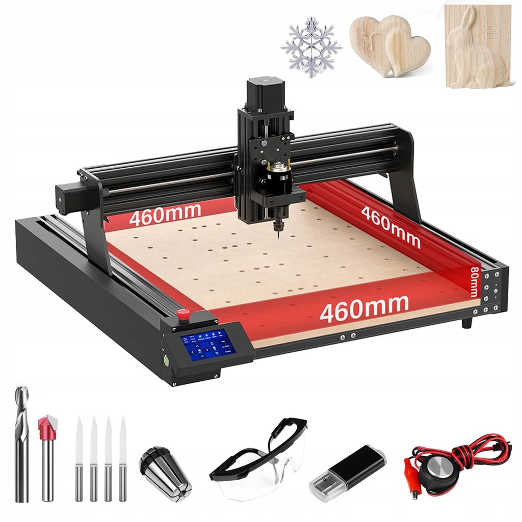 Frezarka CNC Ploter TWOTREES TTC450 Maszyna do Grawerowania 460x460x80mm - 15267066058 ...