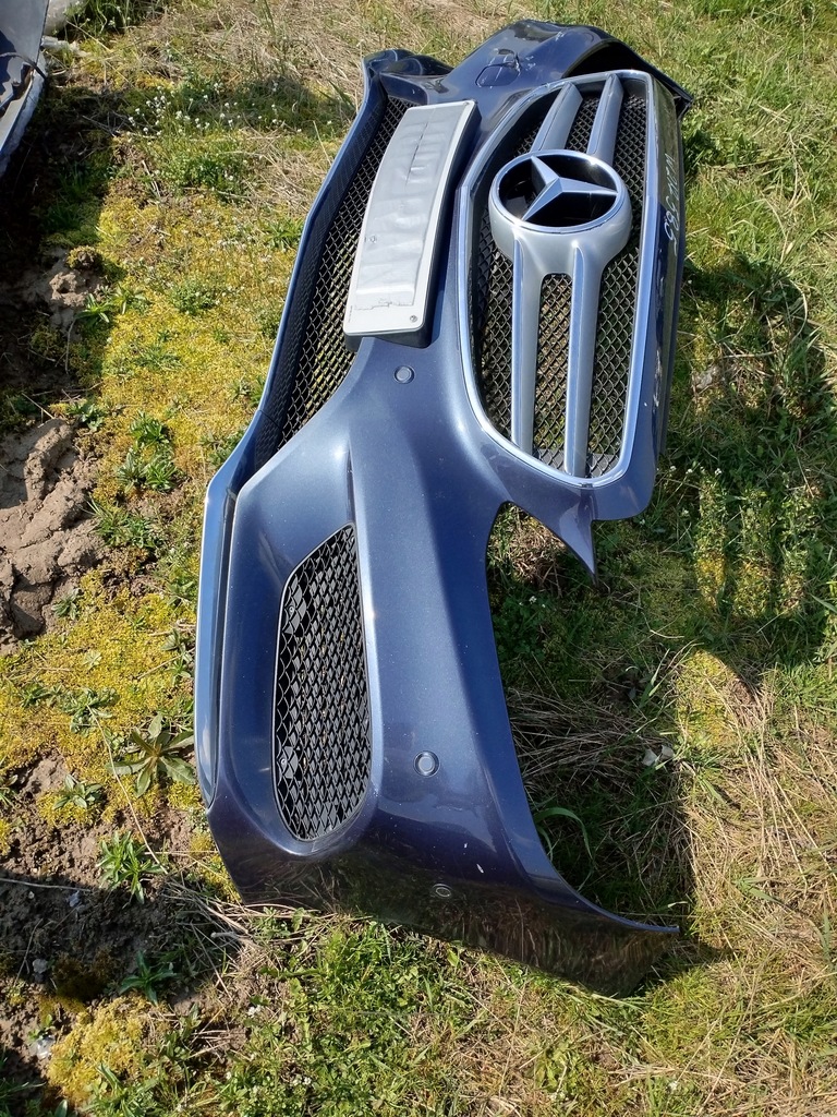 MERCEDES W212 LIFT ZDERZAK PRZOD AMG GRILL CZUJNIK - 13561857263 ...