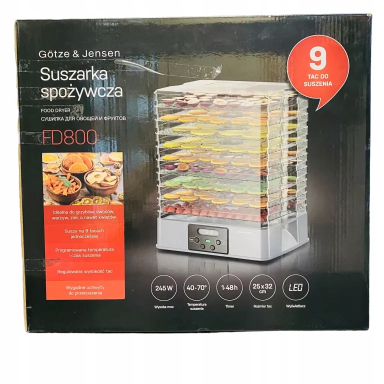 SUSZARKA DO GRZYBÓW GÖTZE & JENSEN FD800 - 13363938227 - oficjalne ...