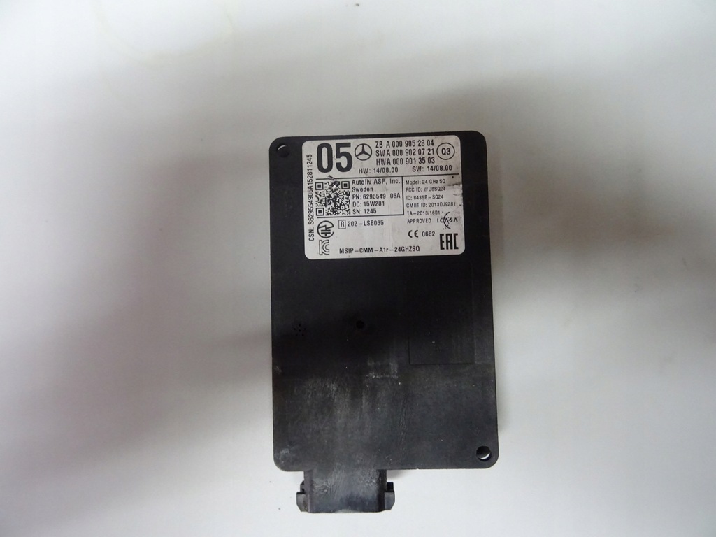 MERCEDES A0009052804 MODUŁ RADAR SENSOR - 15145393638 - oficjalne ...