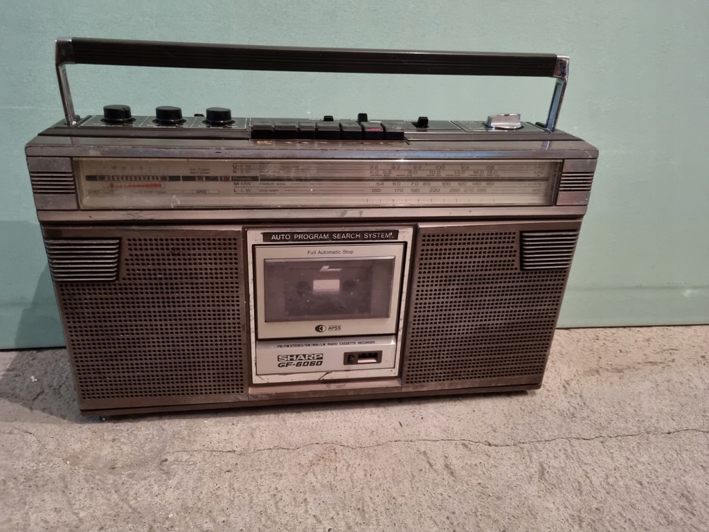 radiomagnetofon SHARP GF-6060 - 13535539058 - oficjalne archiwum Allegro