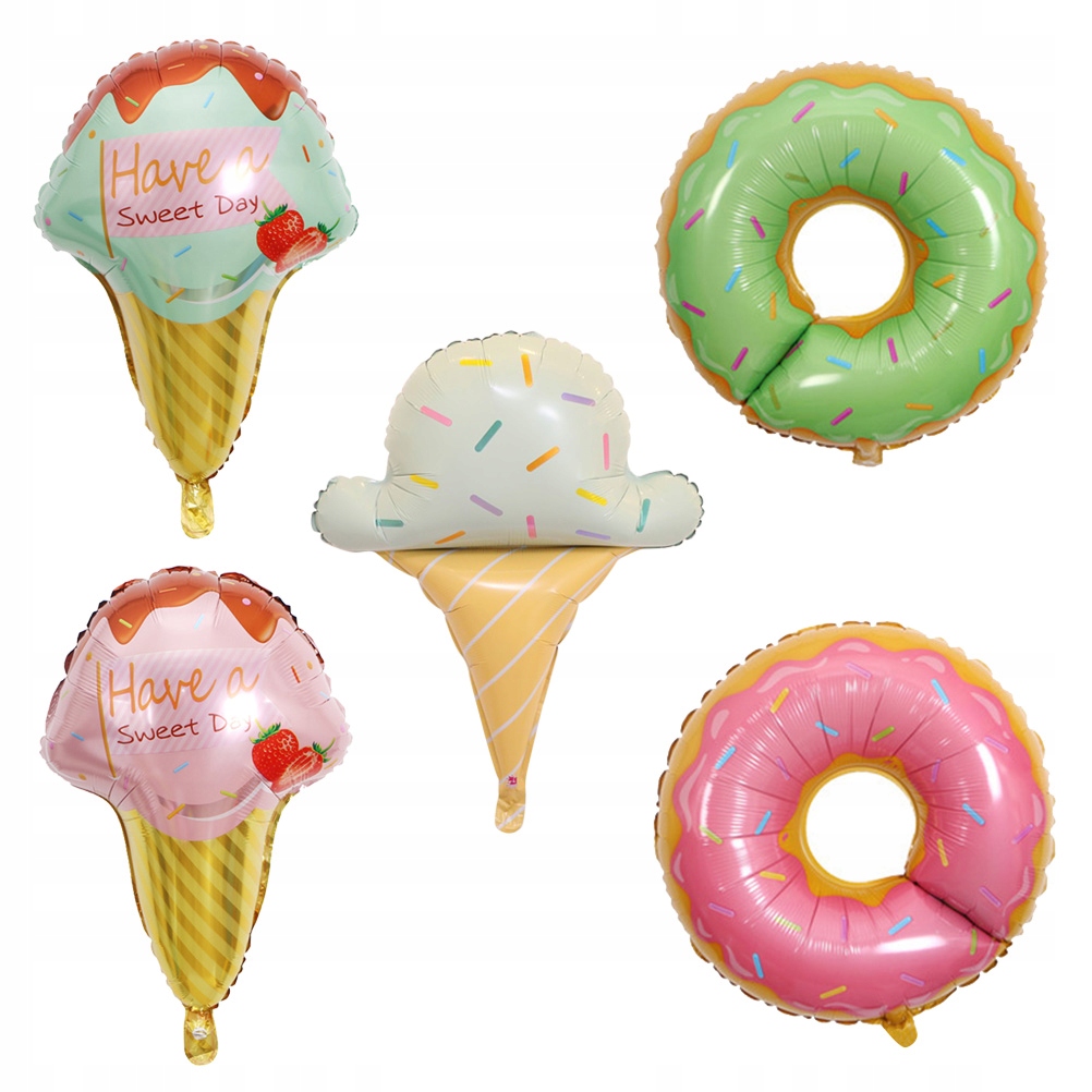 Inflatable Ice Cream Cones Donut Modeling 5 Pcs - 14305394990 ...