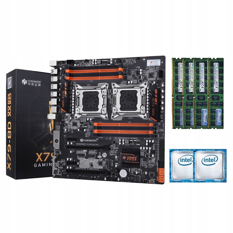 Motherboard HUANANZHI X79 DUAL-8D E-ATX DDR3 64GB LGA2011 Dual E5-2667 - 14939385912 - oficjalne ...