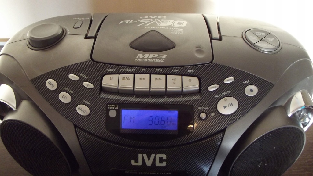 JVC RC-EX30 Boom Box Cassette CD Player - 13215557730 - oficjalne archiwum Allegro
