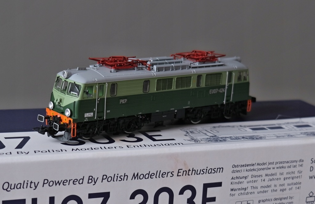 EU07-424 H0 PKP Schlesienmodelle 107009 - 11390650765 - oficjalne archiwum Allegro