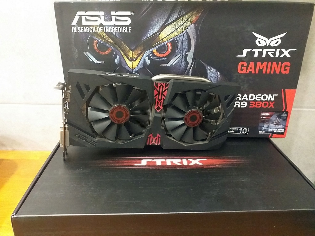 Asus AMD Radeon R9 380X 4GB STRIX GAMING 256bit - 10431859333 ...