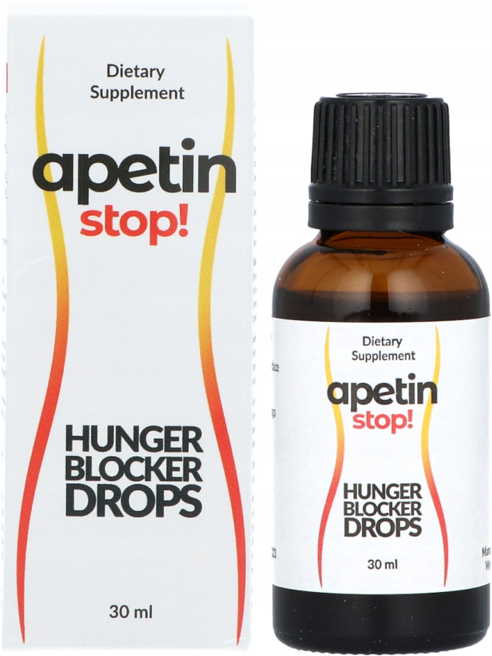 APETIN STOP BLOKER APETYTU PODJADANIA KROPLE 30ml - 12381256946 ...