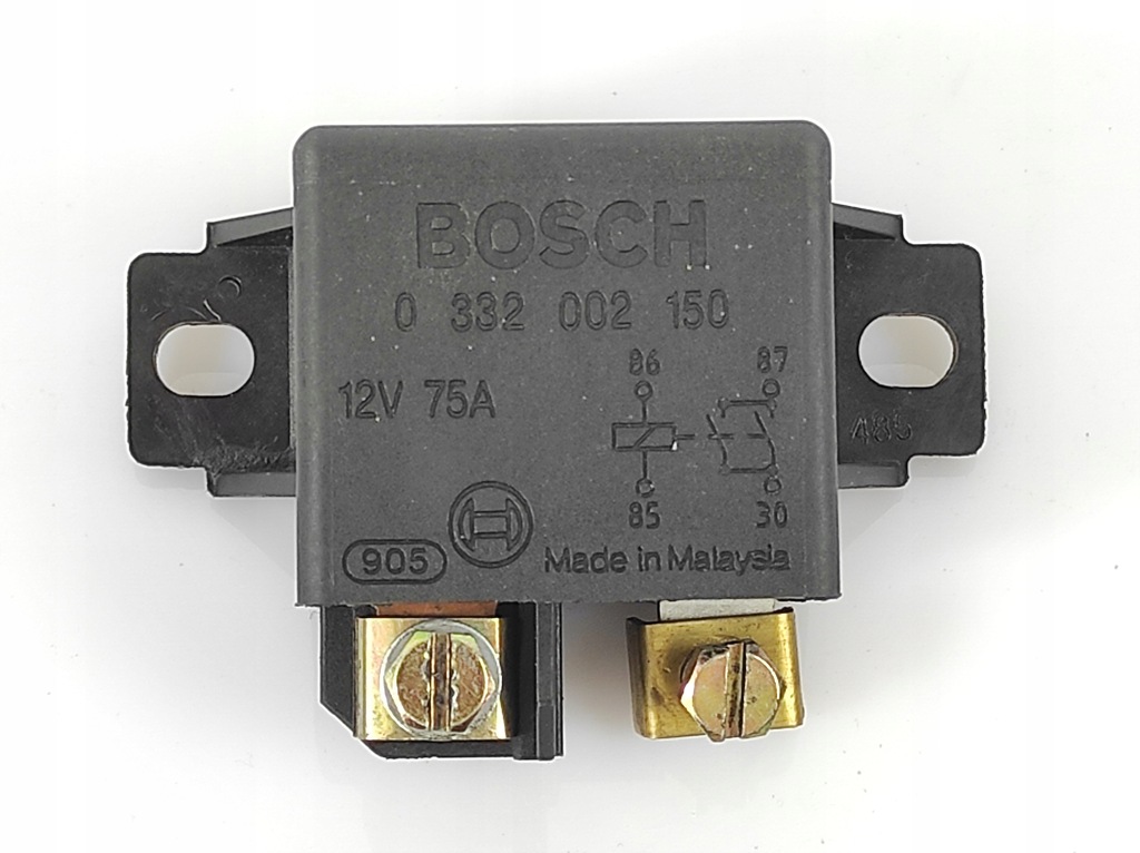 PRZEKAŹNIK PRĄDU PRACY BOSCH 0 332 002 150 12V 75A - 12180383745 ...
