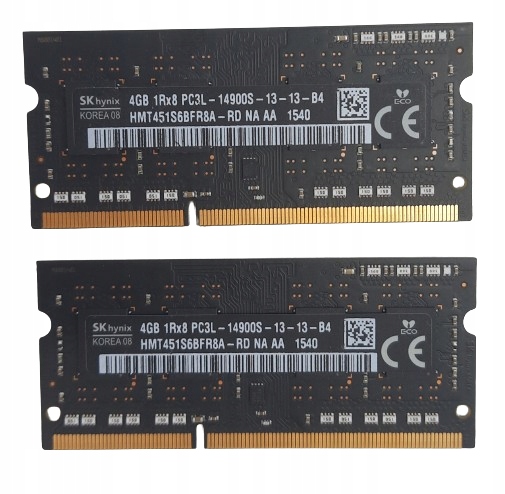 SKhynix RAM DDR3L 8GB 1866MHz |2x4GB| PC3-14900S HMT451S6BFR8A-RD - 16130076555 - oficjalne ...