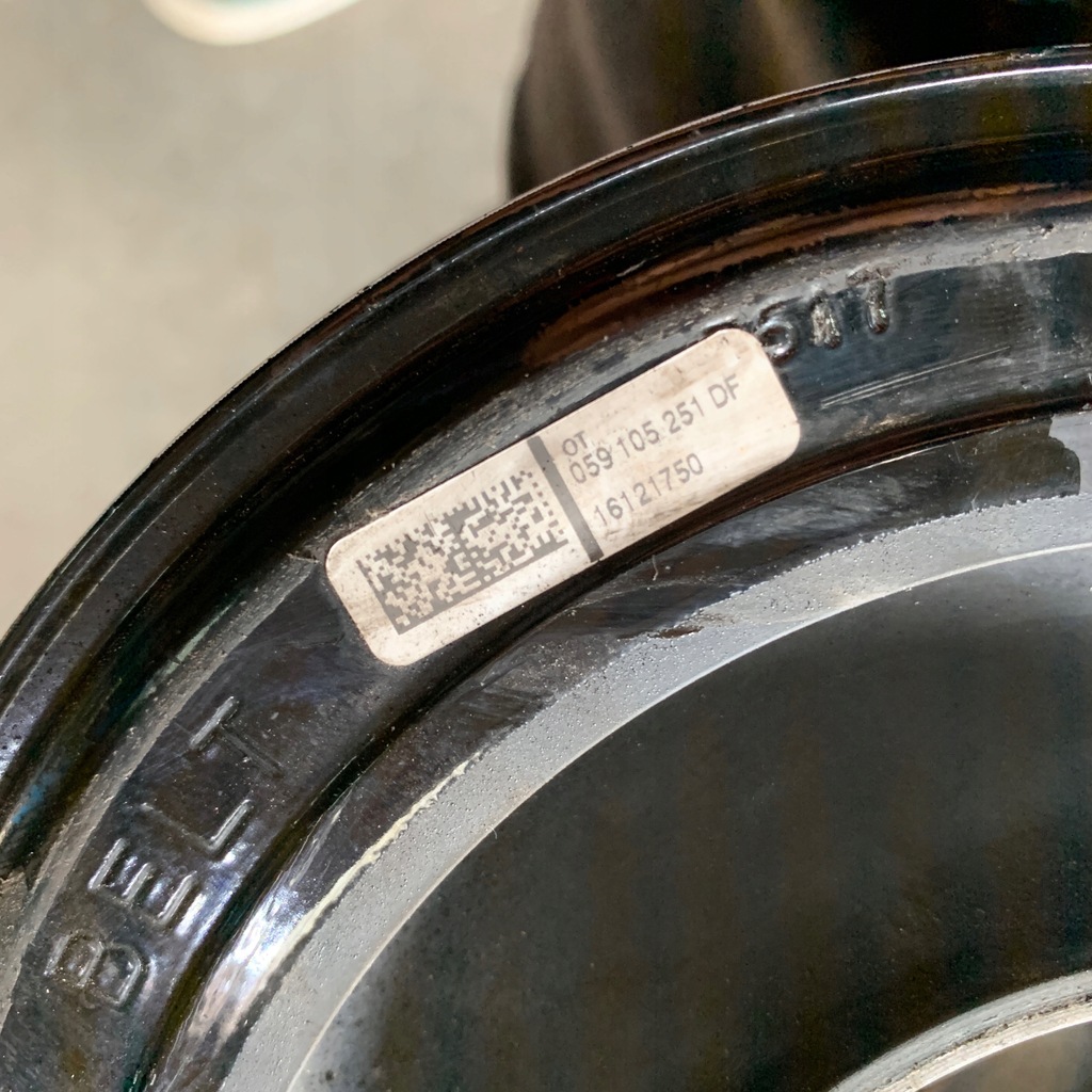 VW TOUAREG AUDI Q7 KOŁO PASOWE DRGAŃ 059105251DF - 8681471391 ...