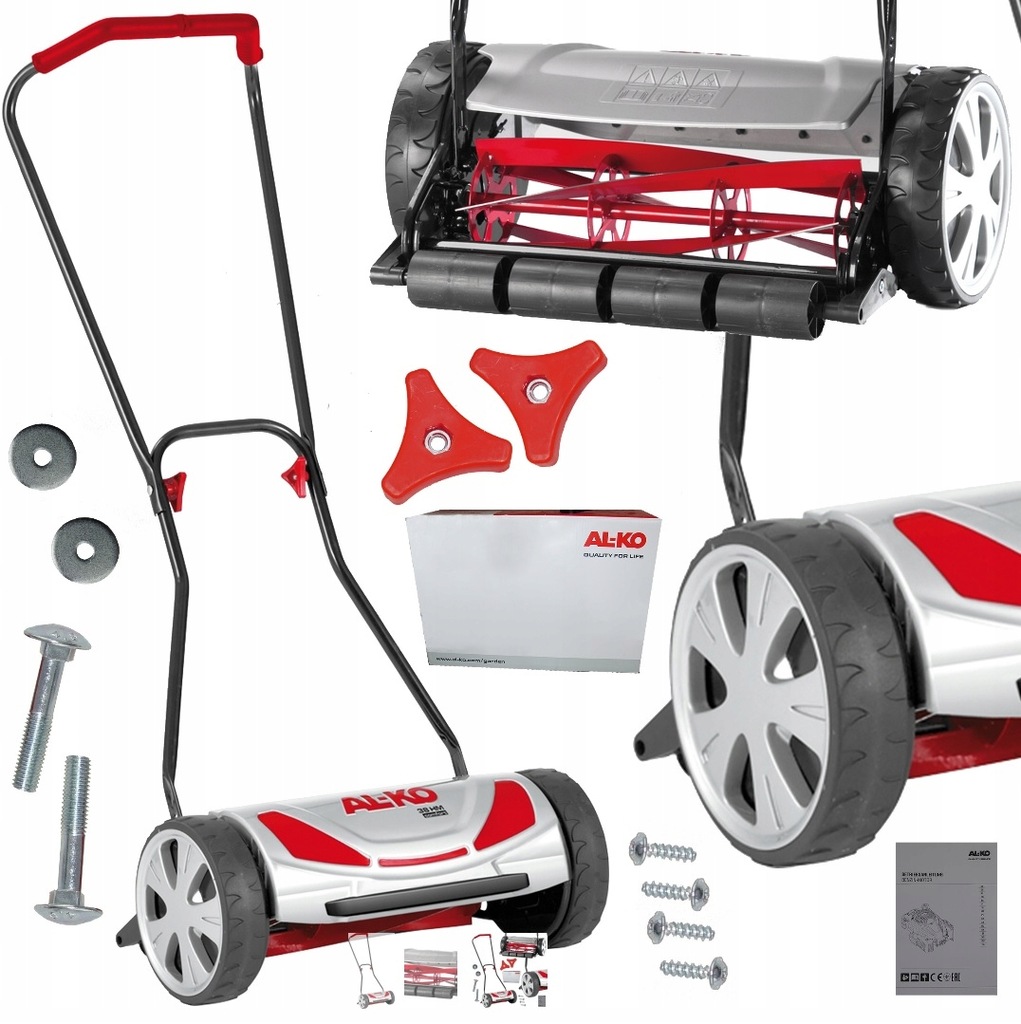 Kosiarka Ręczna Bębnowa AL-KO 38 HM SOFT TOUCH - 11138990609 - oficjalne archiwum Allegro