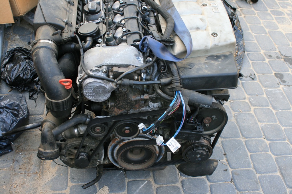 SILNIK MERCEDES OM613.960 613 IDEALNY KOMPLETNY - 7556351216 ...