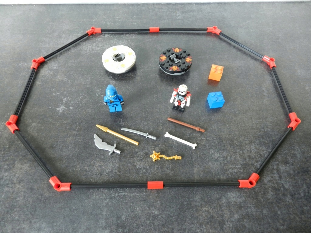 LEGO 2257 Ninjago Zestaw start Spinjitzu *bez kart - 12835348476 ...