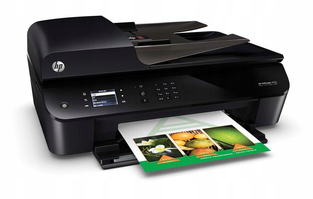 HP OfficeJet 4632 4630 WiFi ADF Ksero Na Tusz 301 - 12294285074 ...