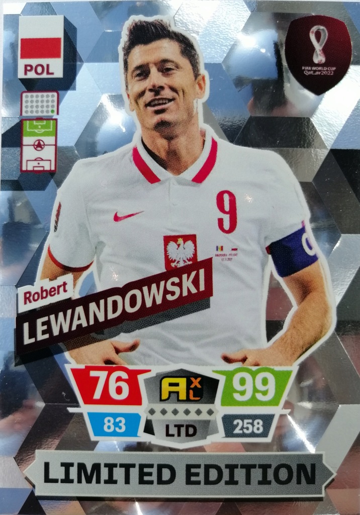LEWANDOWSKI LIMITED EDITION - WORLD CUP QATAR 2022 - 12574605616 - oficjalne archiwum Allegro