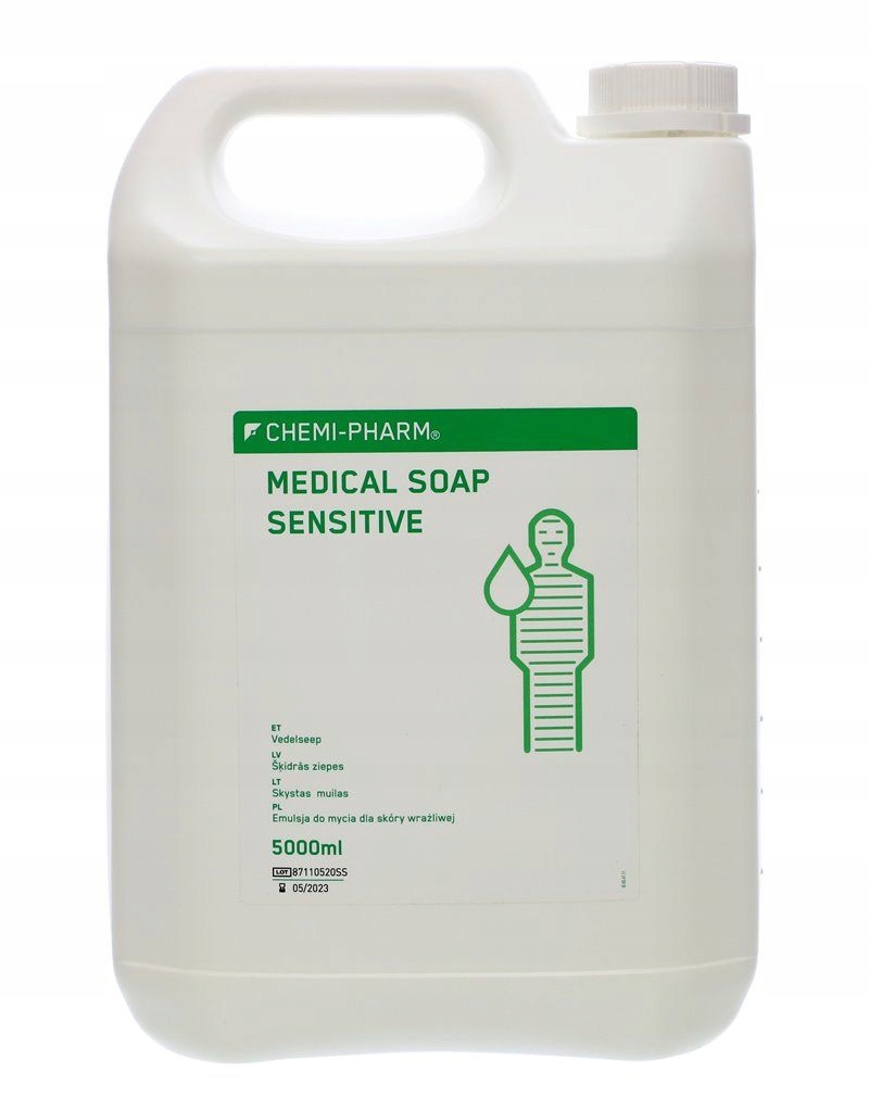 MEDICAL SOAP SENSITIVE 5L - Emulsja do higienicznego mycia, CHEMI-PHARM ...
