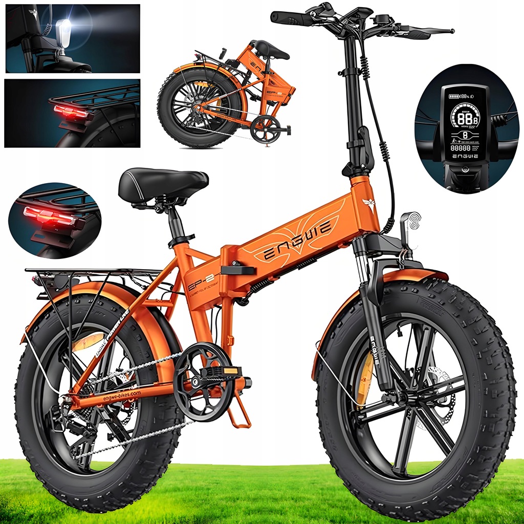 Engwe EP2 PRO górskie/śniegowe/szosowe Rowery elektryczne rama M PL ...