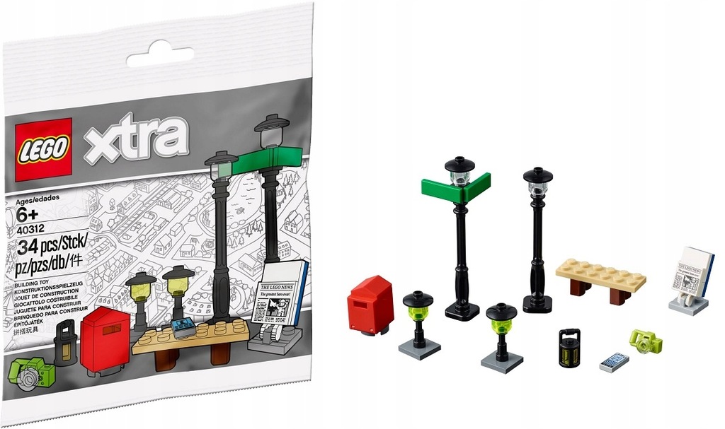 LEGO Xtra Latarnie uliczne 40312 - 11587792407 - oficjalne archiwum Allegro