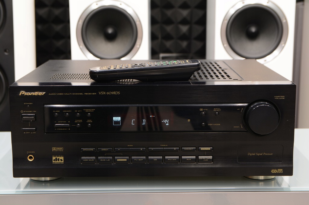 amplituner wzmacniacz do kina domowego 5.1 Pioneer VSX-609RDS z pilotem - 17167701217 ...