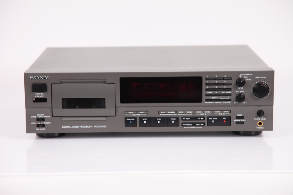 Sony PCM-2300 Cyfrowy magnetofon DAT - 14997759623 - oficjalne archiwum Allegro