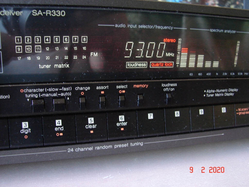 TECHNICS SA-R330 amplituner stereo z korektorem - 8937779310 ...