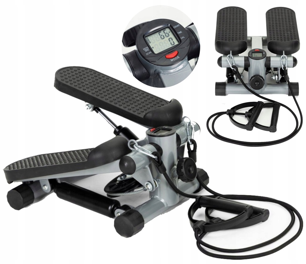 STEP Stepper Do Ćwiczeń Fitness Z Linkami Licznik Steper Prosty ...
