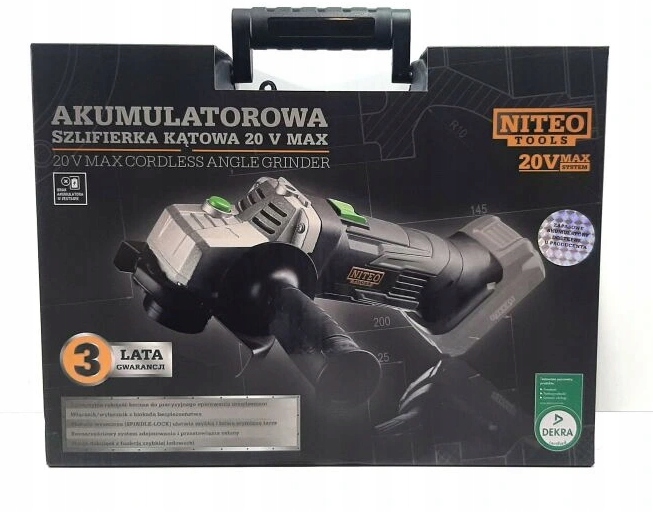 Szlifierka akumulatorowa niteo tools 20V MAX - 10875217872 - oficjalne archiwum Allegro
