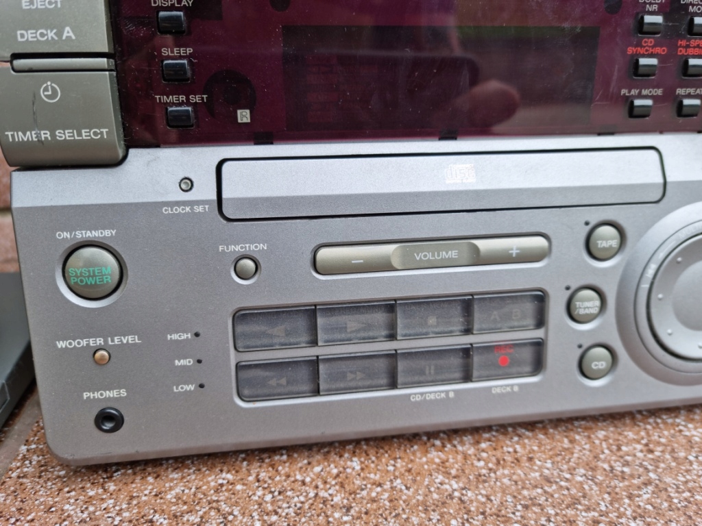 MINI WIEŻA SONY P33D HCD-H33D SS-S33D SUBWOOFER - 11497462661 - oficjalne archiwum Allegro