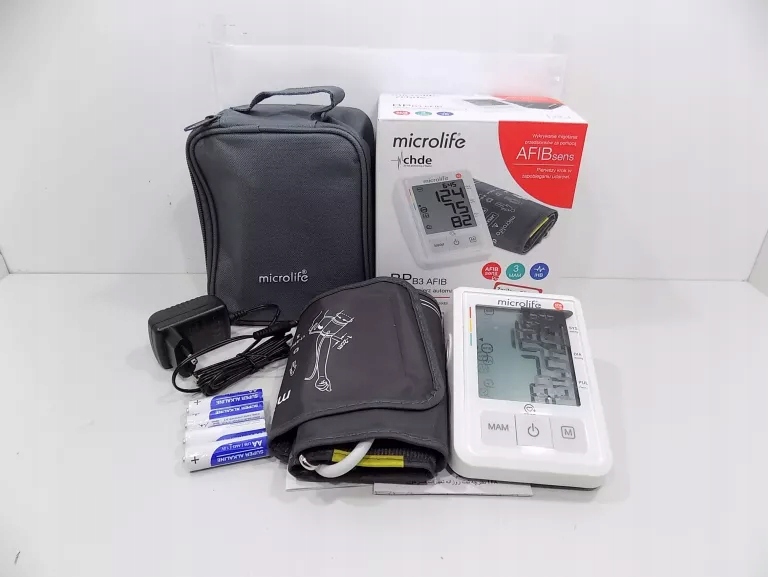 CIŚNIENIOMIERZ ELEKTRONICZNY MICROLIFE BP B3 AFIB - 13090107620 ...