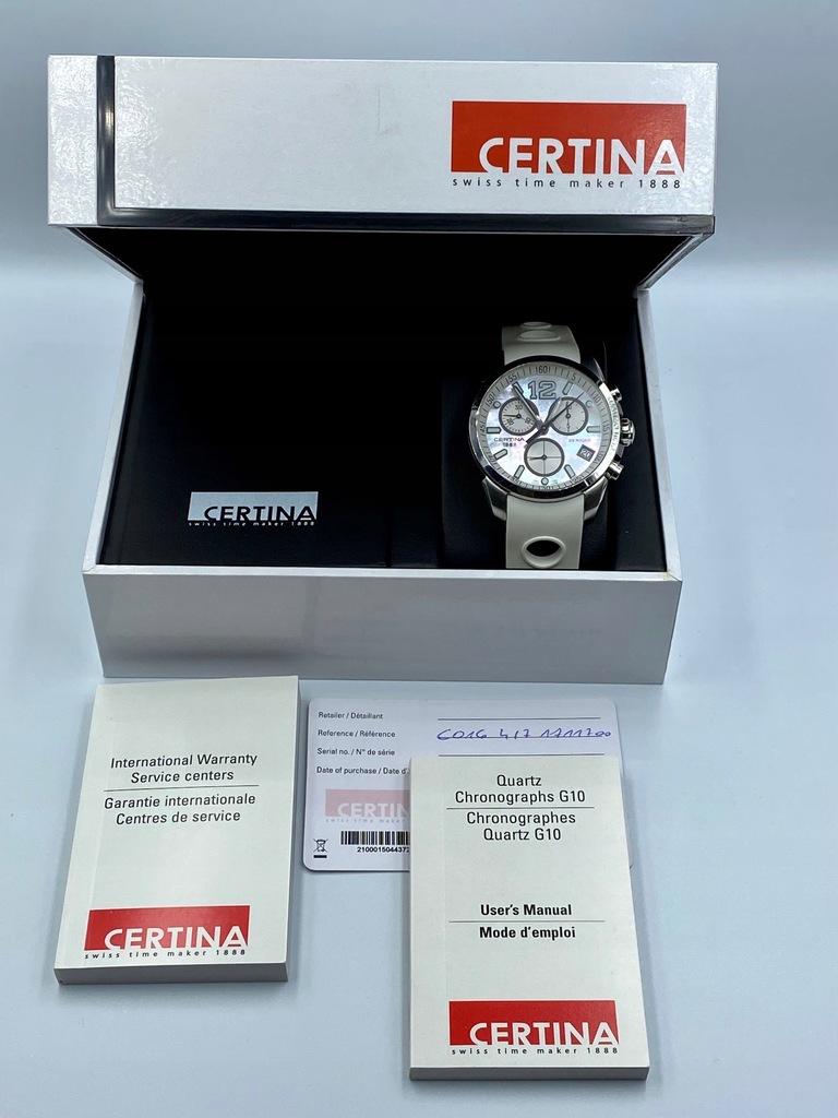 CERTINA DS Rookie Chronograph C016.417.17.117.00 - 12909501782 ...