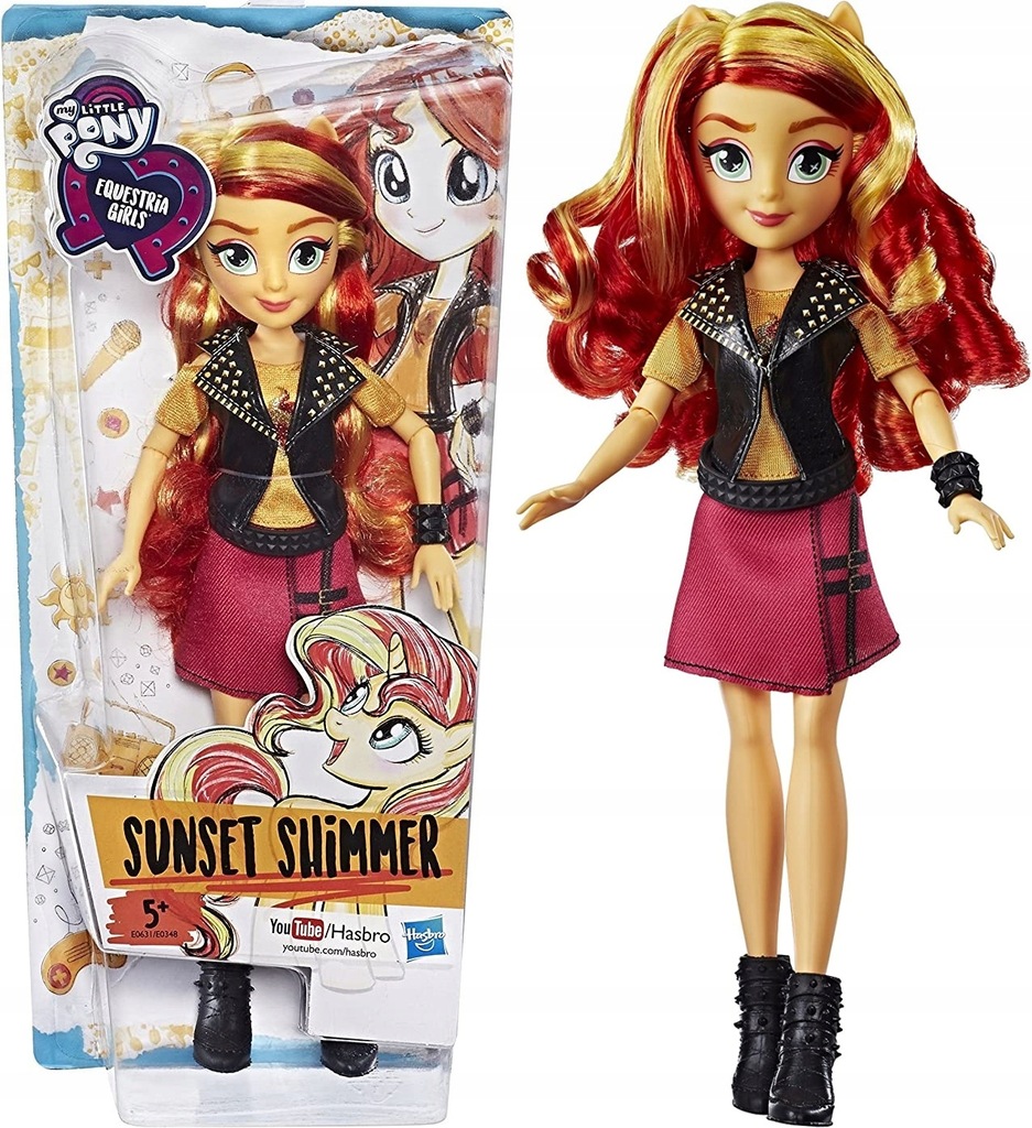 MY LITTLE PONY EQUESTRIA GIRL SUNSET SHIMMER LALKA - 12575348404 - oficjalne archiwum Allegro