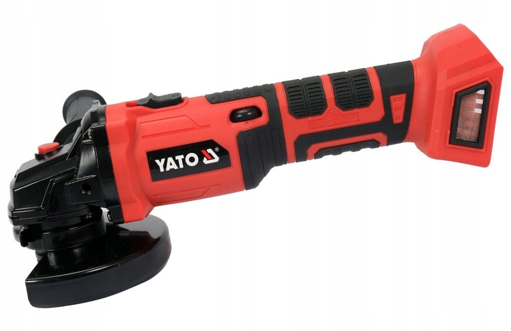 YATO SZLIFIERKA KĄTOWA AKUMULATOROWA Bezszczotkowa - 12084385456 - oficjalne archiwum Allegro