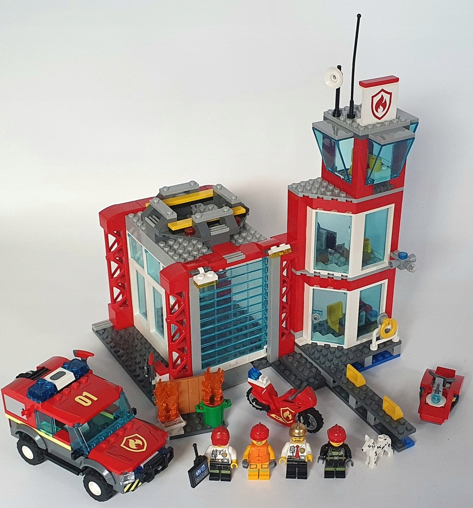 LEGO CITY 60215 REMIZA STRAŻACKA - 12314064842 - oficjalne archiwum Allegro