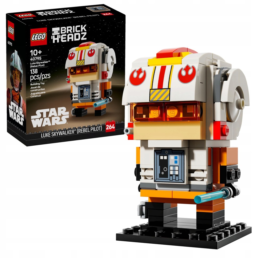 LEGO 40795 BrickHeadz - Luke Skywalker pilot Rebelii - Gwiezdne Wojny ...