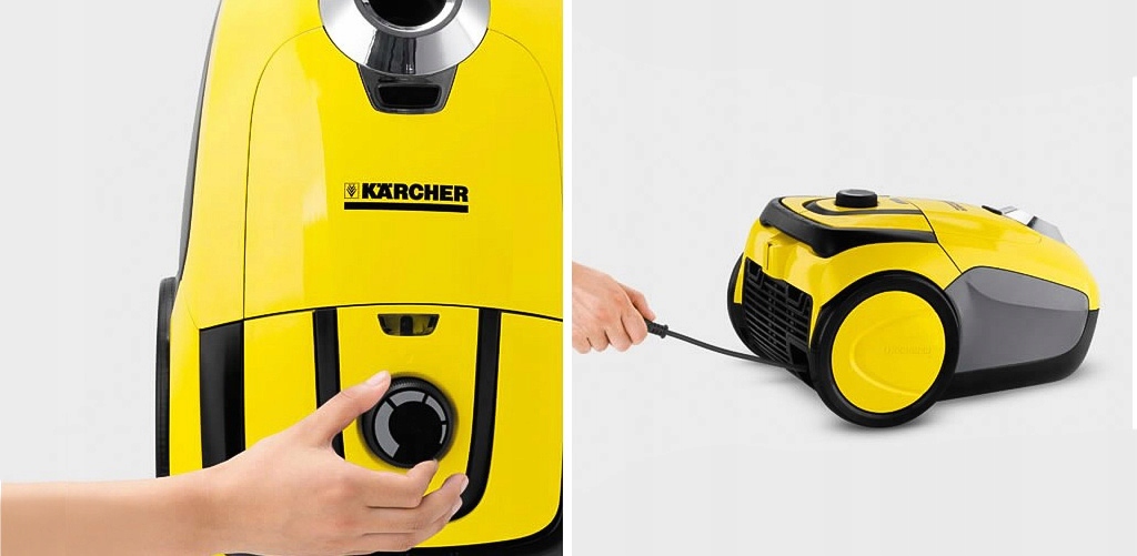 ODKURZACZ DOMOWY KARCHER VC2 TURBOSZCZOTKA ZWIJACZ - 8633233452 - oficjalne archiwum Allegro
