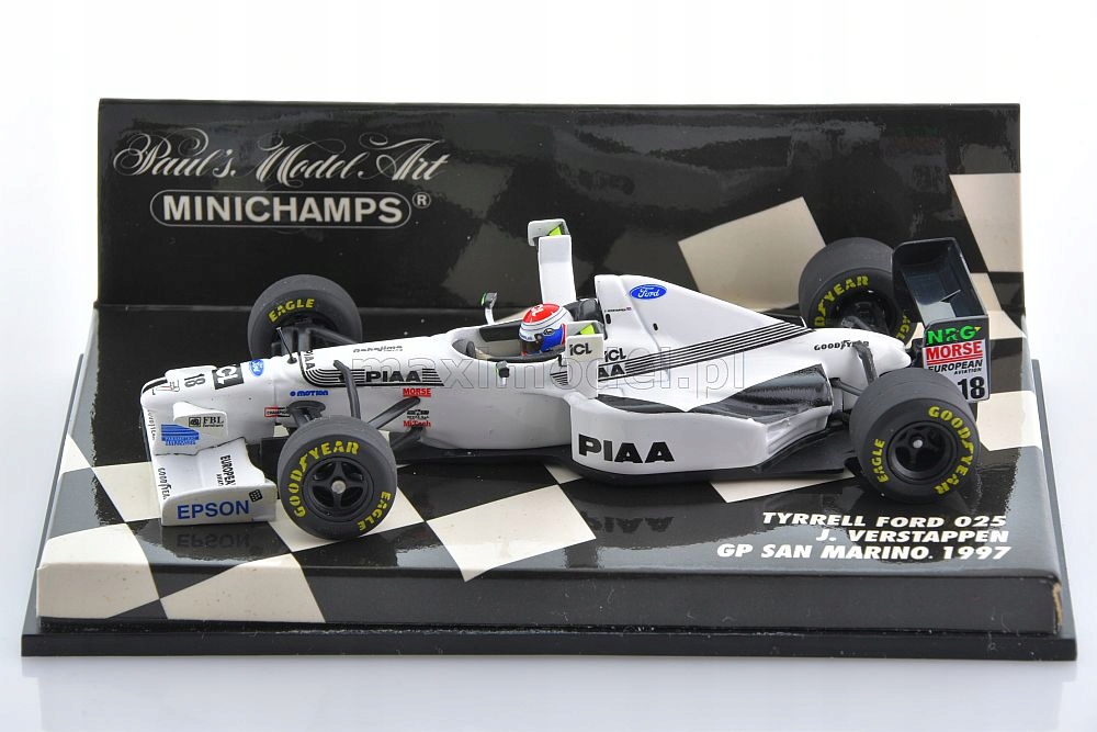 F1 TYRRELL 025 J.Verstappen 1997 1/43 MINICHAMPS - 13774857697 - oficjalne archiwum Allegro