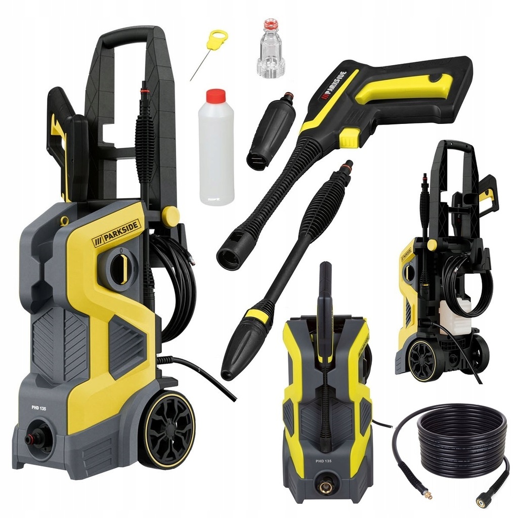 PARKSIDE Myjka ciśnieniowa PHD 135 D5 1800 W - 12375311224 - oficjalne archiwum Allegro