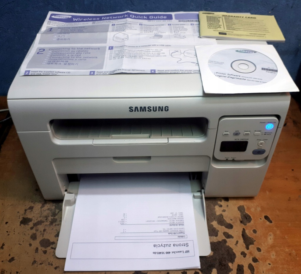 Drukarka Samsung SCX-3405W WIFI skaner ksero 5tyś - 9086538526 ...