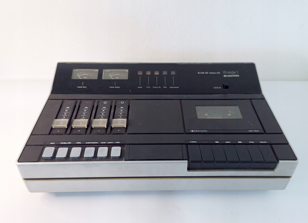 PRL Magnetofon Unitra M 536 SD Finezja 1 - 13285426943 - oficjalne ...