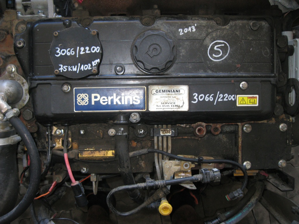 SILNIK PERKINS 4 3066/2200 3.4 L TURBO 102 KM KPL - 12572580890 ...