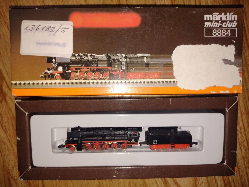 BR 50 Marklin Mini skala Z 1:220 - 12579650719 - oficjalne archiwum Allegro