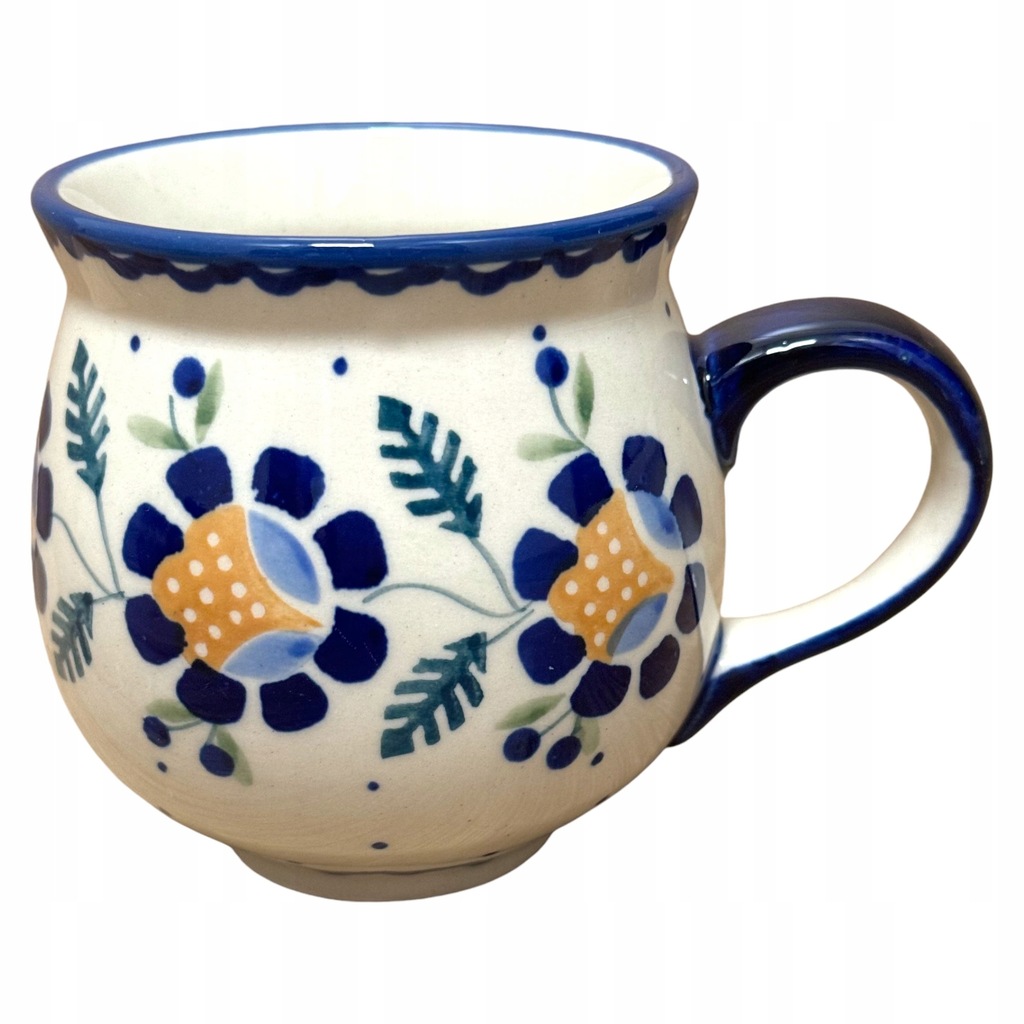 Kubek czeski, baryłka 300 ml dek. RU Ceramika Bolesławiec - 16421264351 - oficjalne archiwum Allegro