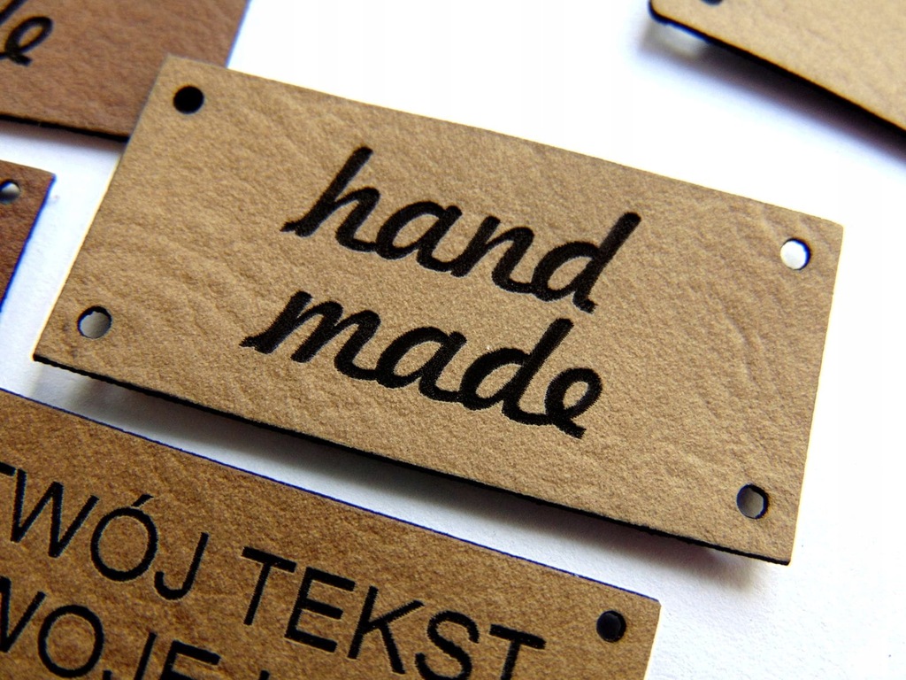 Metka METKI ekoskóra, dowolny grawer 40x15mm - 11081417777 - oficjalne ...